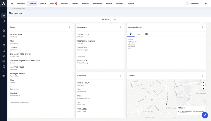 Construction Site Attendance Software | Archdesk