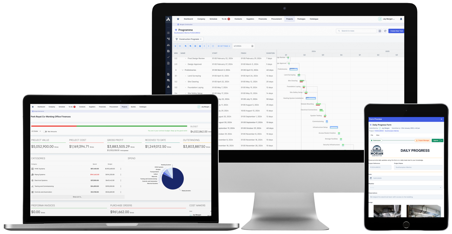 Construction Real-Time Reporting Software | Archdesk