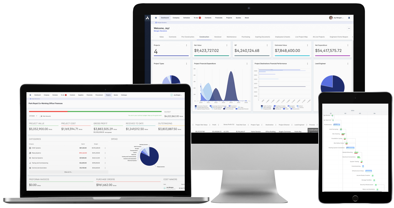 Construction WIP Reporting Software | Archdesk
